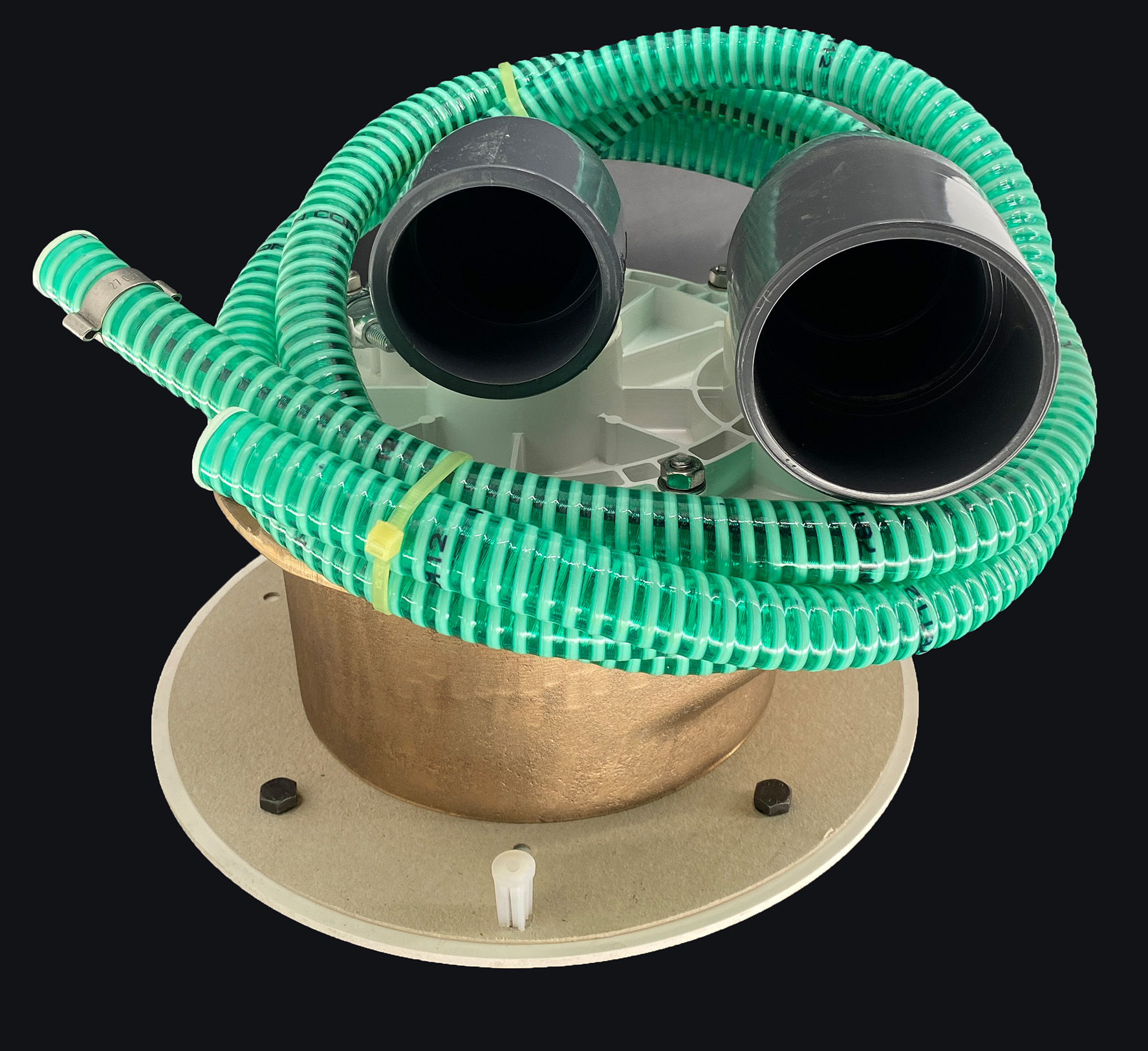 Fripool.ch Fluvo Einbausatz 90° C2G Classic für Mauerstärken ab 26cm ...