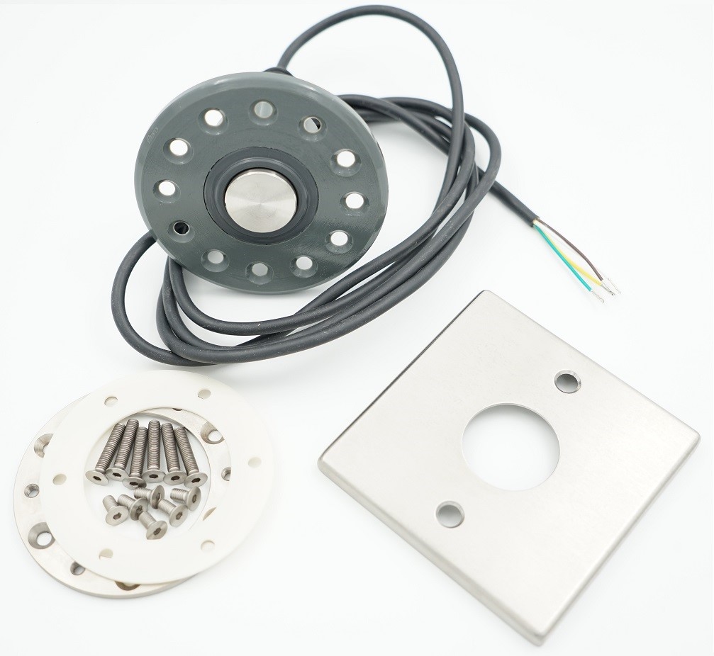 Fripool.ch Fluvo Piezoschalter quadratisch Inox V4A für Fliesenbecken ...